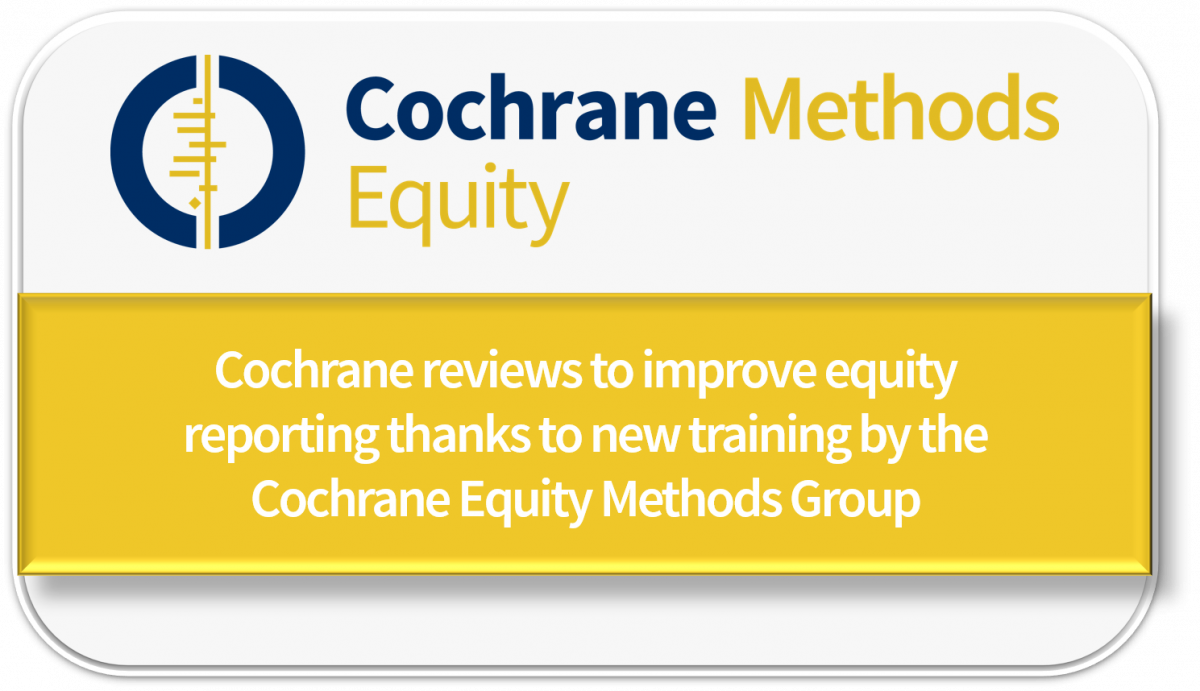 In the spotlight: Equity Methods Group | Cochrane Methods